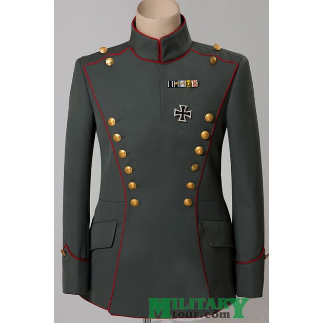 GERMAN WWI M15 FIELD GRAY ROYAL PRUSSIAN UHLAN REGIMENT TUNIC ...