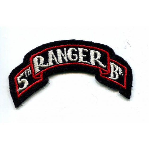 US 5TH RANGER BATTALION SCROLL PATCH ORIGINAL – Militarytour