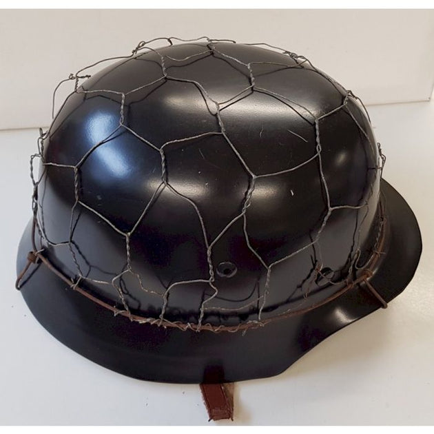 GERMAN WW2 AGED 1/2 BASKET CHICKEN WIRE HELMET COVER – Militarytour