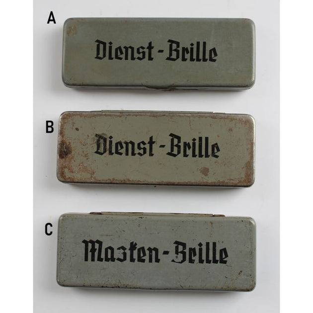 WWII GERMAN DIENST-BRILLE EYEGLASSES M30 / M38 PATTERN WITH CASE ...