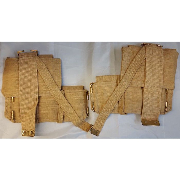 BRITISH WEBBING 1908 AMMO POUCHES – Militarytour