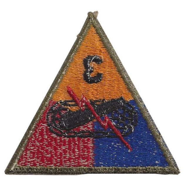 AMERICAN WWII 3RD ARMORED DIVISION SHOULDER PATCH - ORIGINAL – Militarytour
