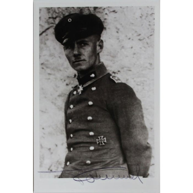 ERWIN ROMMELS WW1 IRON CROSS AWARD DOCUMENT AND PHOTO – Militarytour