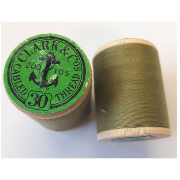 CANADIAN WW2 OR KOREAN WAR ANCHOR SPOOL COTTON CLARK & Cos CABLED THRE ...